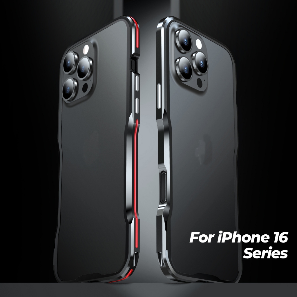 Metal Frame For IPhone 16 Pro Max Bumper Case Aviation Aluminium ...