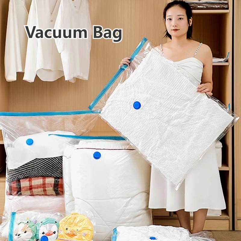Vacuum Compression Bag Easy Use Household Storage Home Organizer Travel ...