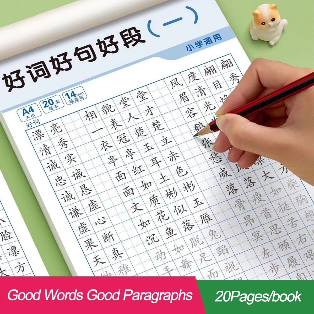 【4 Books】Common Chinese Words Paragraphy Writing Book Chinese ...