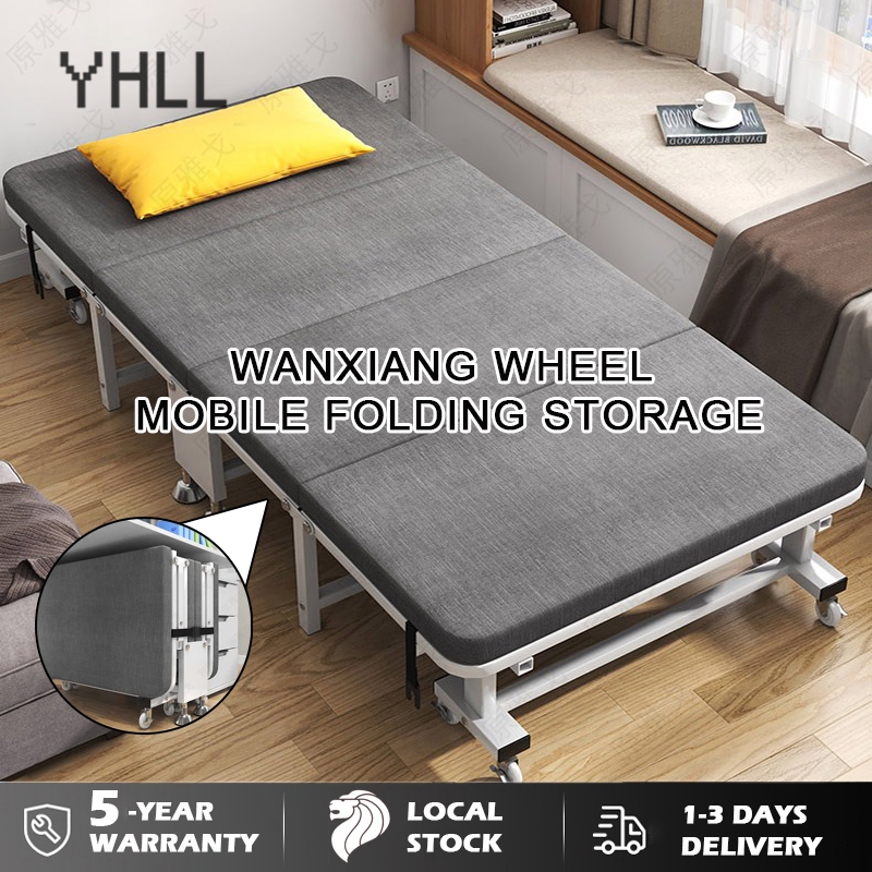 Folding bed office lunch break adult single bed portable hospital ...