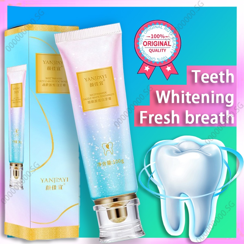 Original Niacinamide Toothpaste Ubat Gigi Teeth Whitening Gigi Putih ...