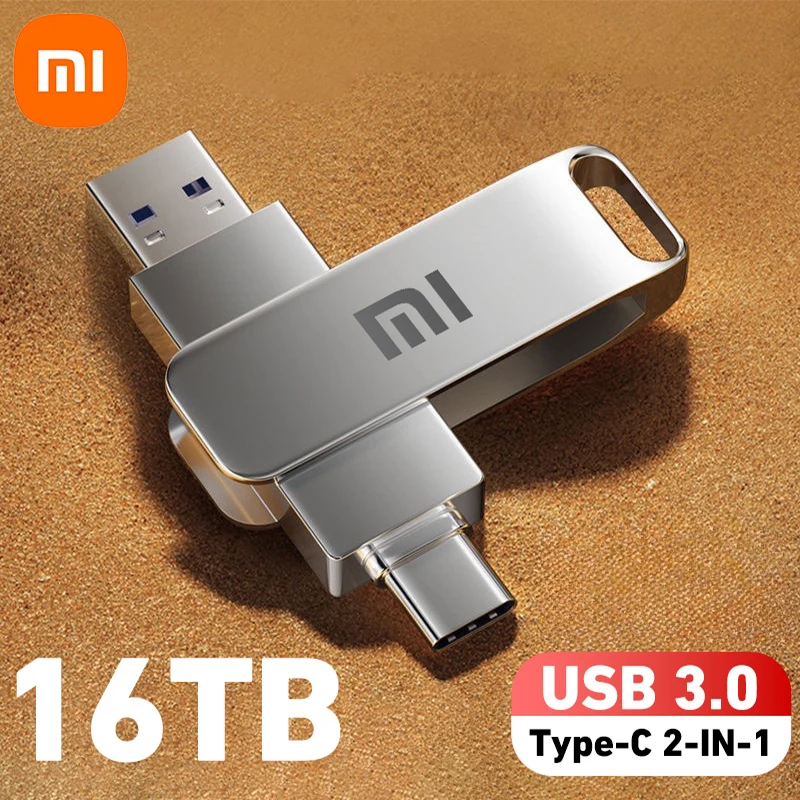 Xiaomi 16TB 3.0 USB Flash Drive Metal High-Speed Pen Drive 2TB 512GB ...