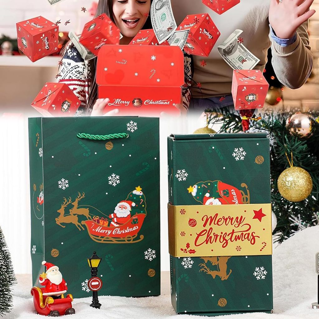 Surprise Gift Box Explosion for Money Pop Up Money Gift Box Funny ...