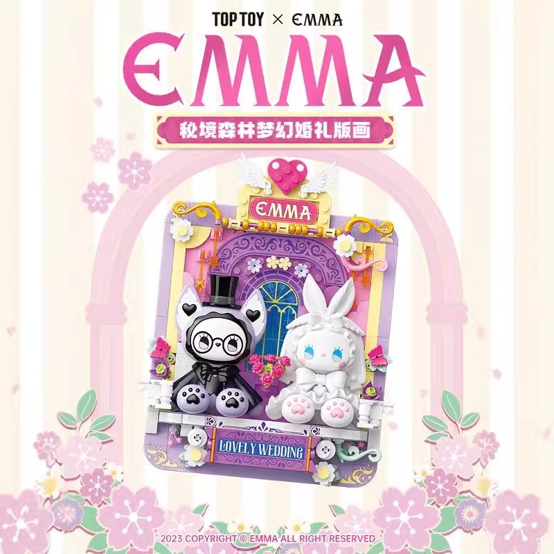 EMMA Enchanted Forest Dream Wedding Building Block Print | Shopee Singapore