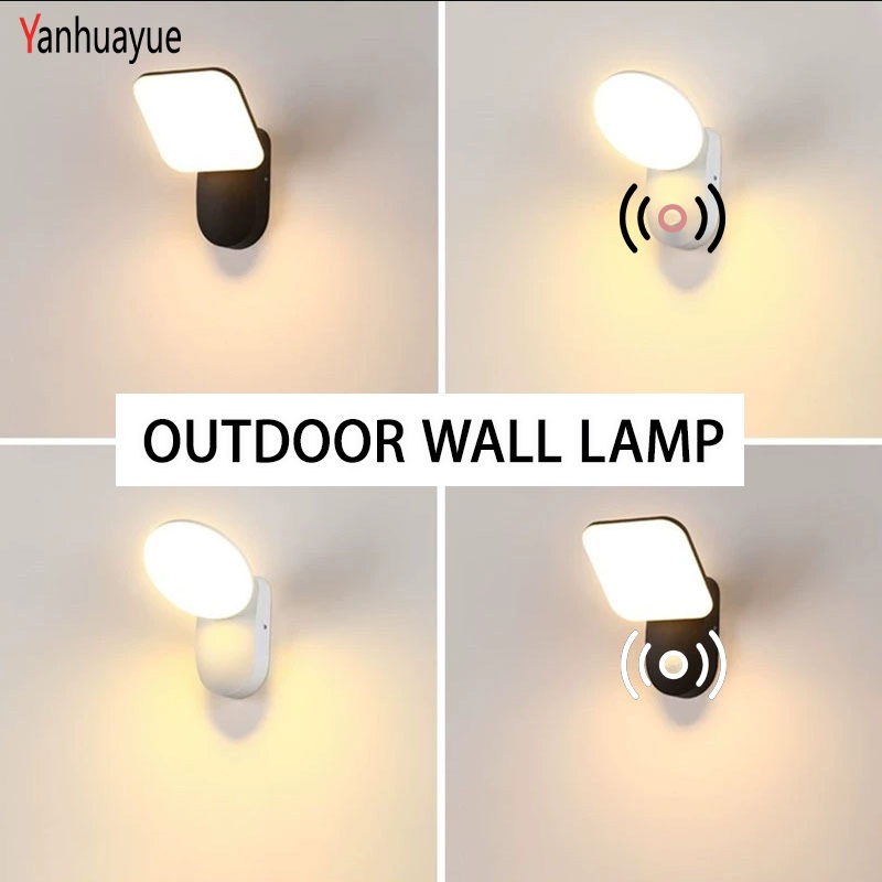 Outdoor Wall Lamp, Waterproof Villa, Courtyard, Sensing Garden, Exposed ...