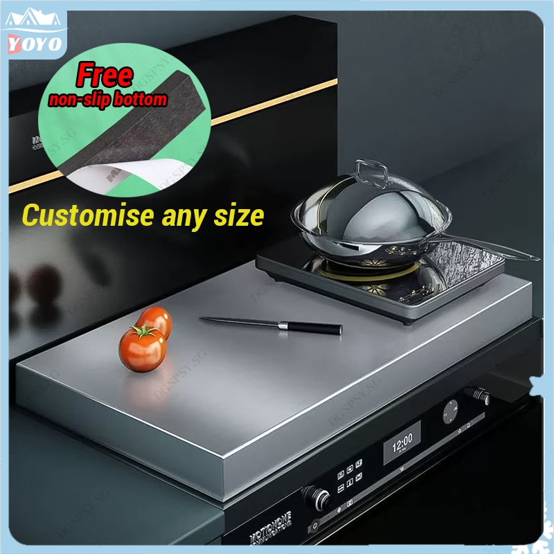 Custom sizes 304 stainless steel Kitchen stove cover top customizable ...