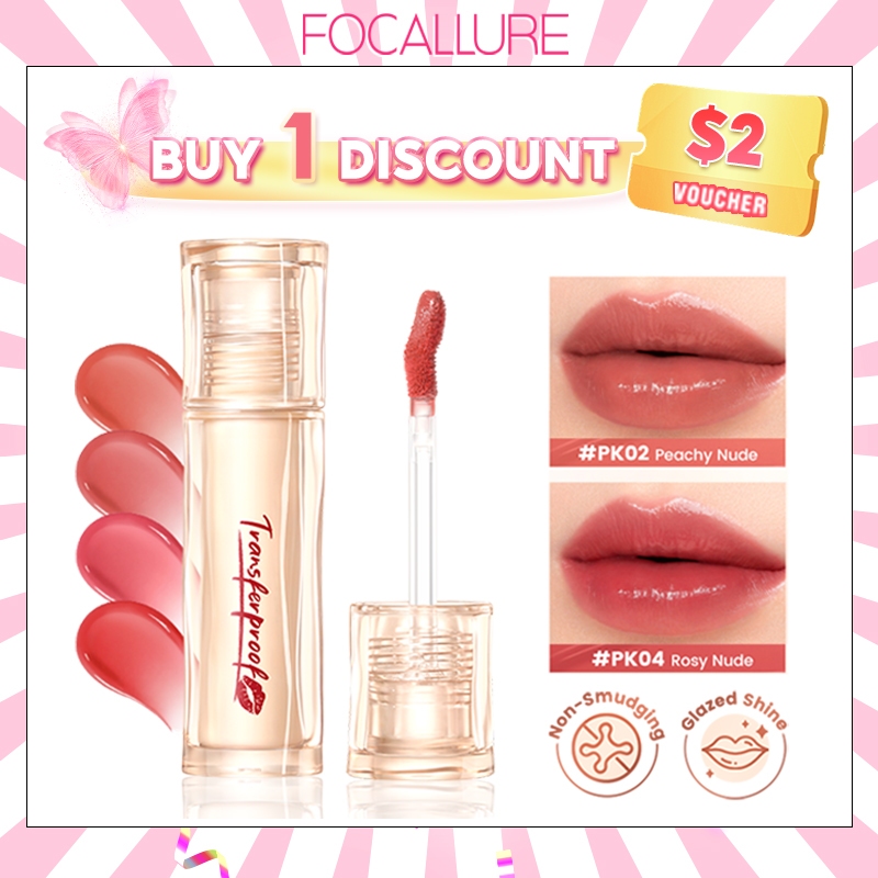 FOCALLURE Lip Tint Lipstick Transferproof Long-lasting Moisturizing ...