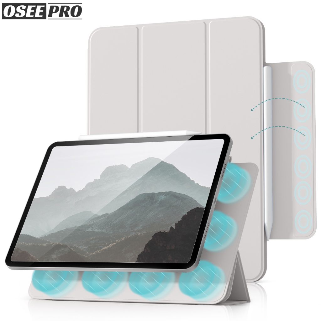 Osee Pro ipad case Thin magnetic double-sided clip case for iPad M4 Pro ...