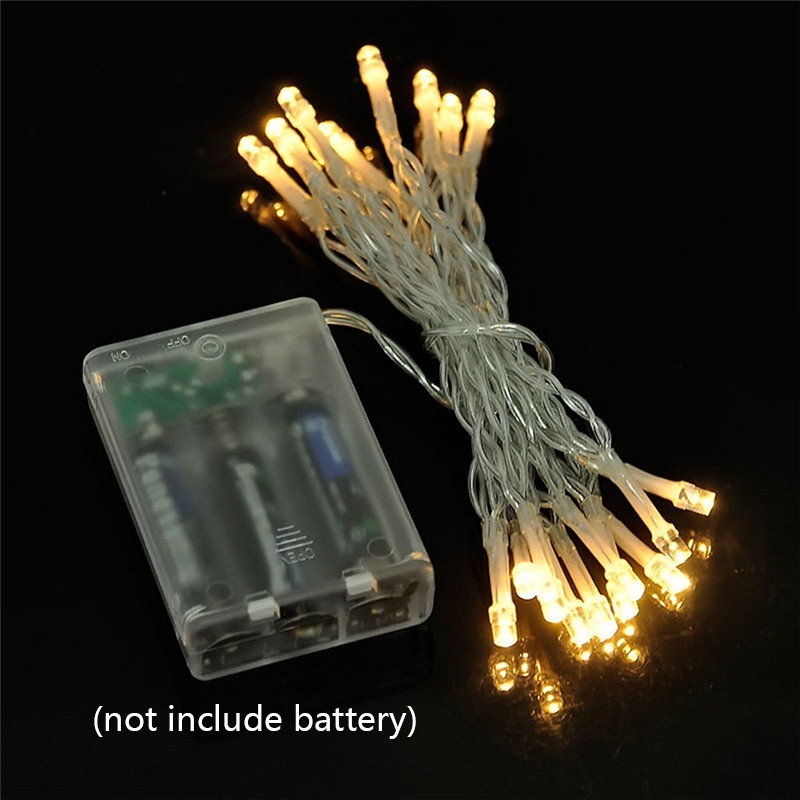 2M/5M/10M AA Battery Operated LED String Lights for Xmas Garland Party ...