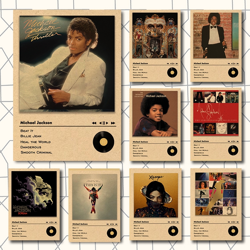 Michael Jackson Posters Hot Music Album Star Poster Rock Poster Hip Hop ...