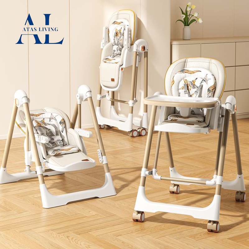 Baby Dining Chair Baby High Chair Folding Rocking Chair Multifunctional ...
