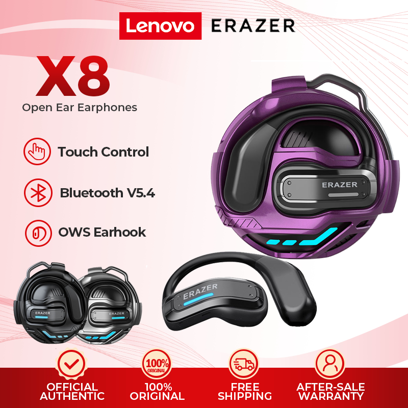 Lenovo ERAZER X8 OWS Bluetooth Earphones Sport Wireless Headphones with ...