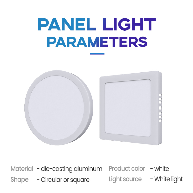 Ceiling Light Surface Downlight 24W 18W 12W 6W LED Panel Light(Round ...