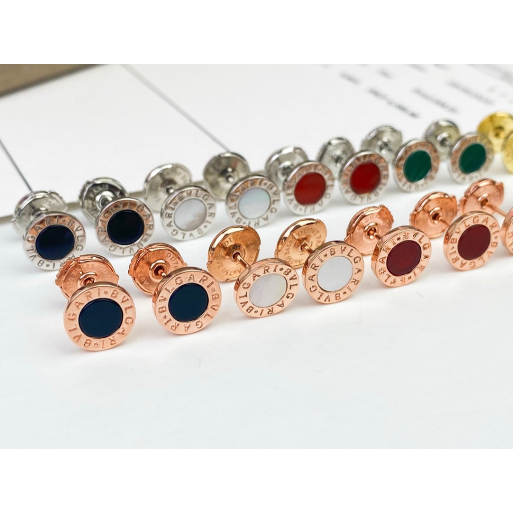 2025 new 100% original BV classic shell earrings 18k rose gold/gold ...