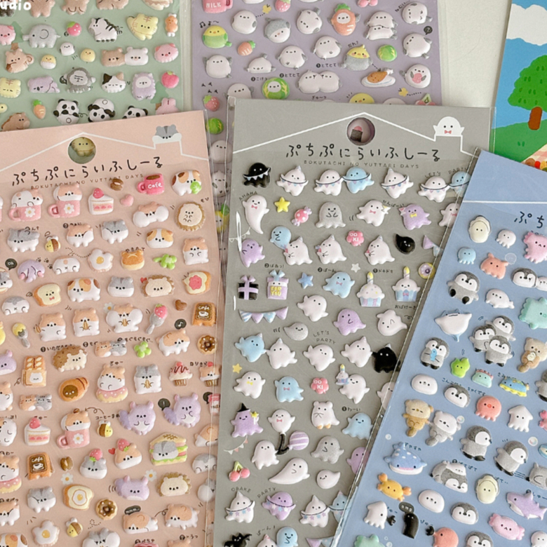 Ohaya | 3d mini Animal Stickers Three-Dimensional Handbook Mobile Phone ...