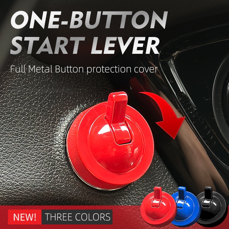 Metal Car One-button Start Lever Ignition Engine Push Button Bar ...