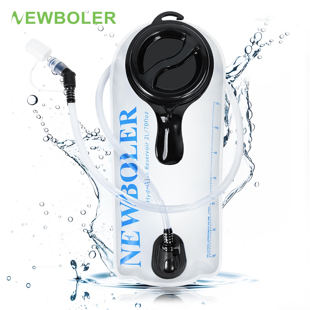 Newboler 1.5L 2L 3L Water Bladder PEVA BPA-Free Running Hydration Bladder Portable Water Bag For ...