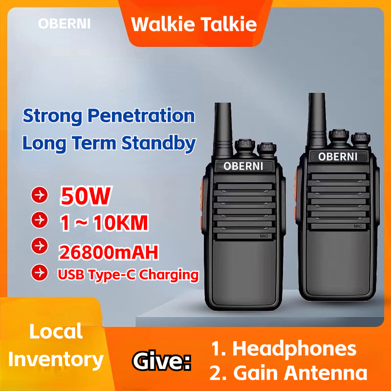Mini Motorola Walkie Talkie 10KM Channel 16 UHF Hotel Outdoor 50W ...