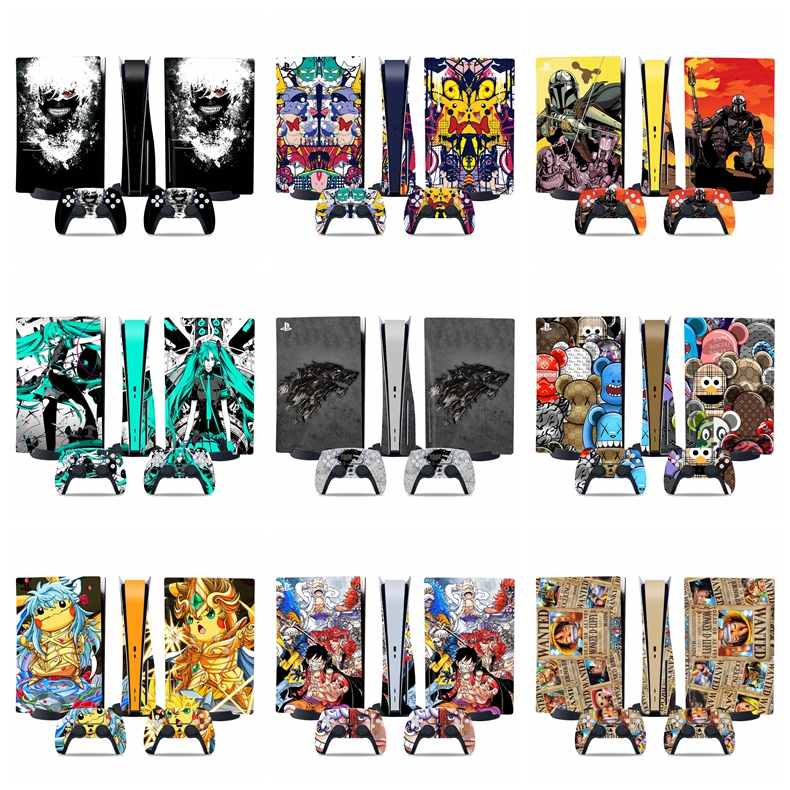 50 Colors Sony Playstation 5 Console Skin and PS5 Controller Skins Set ...