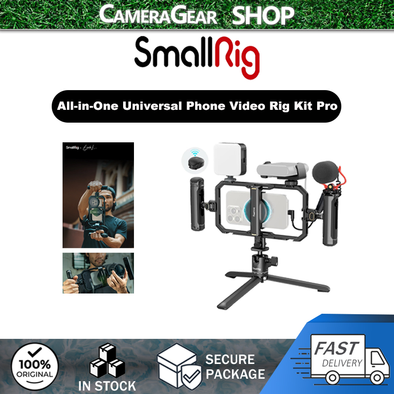 SmallRig Universal All-in-One Quick Release Phone Stabilizer Rig Kit ...