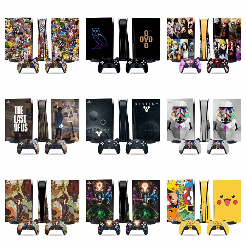 50-Colors Sony Playstation 5 Console Skin and PS5 Controller Skins Set ...