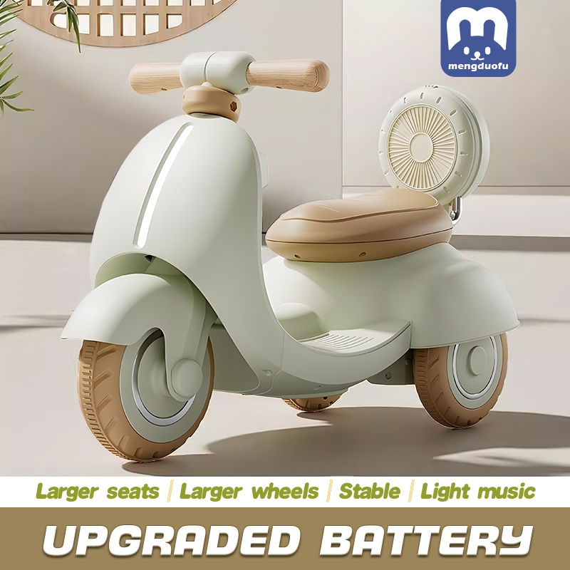 Baby Electric Tricycle Retro Kids Motorcycle Motorbike Electric Scooter ...