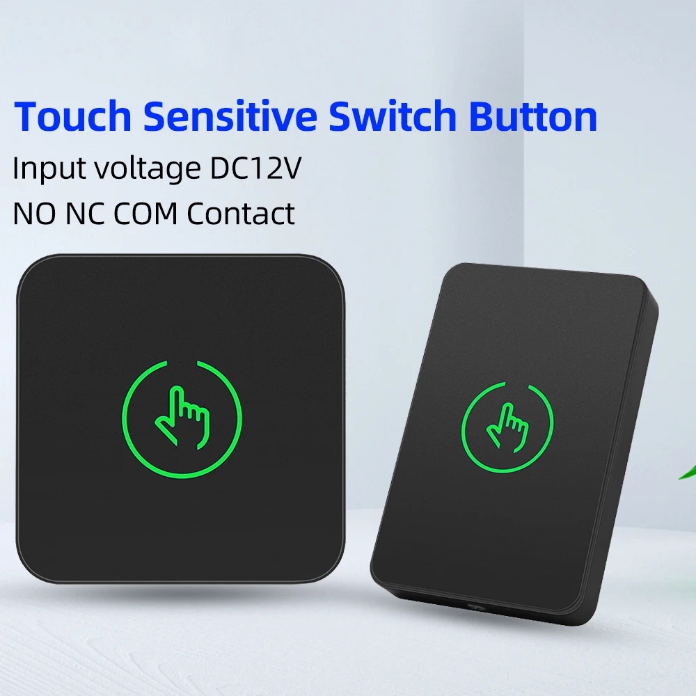 Exit Button Switch NO/NC/COM Door System Push Exit Release Button Switch For Access Control ...