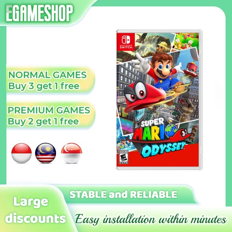 Nintendo switch Super Mario Odyssey digital Mario Odyssey digital ...
