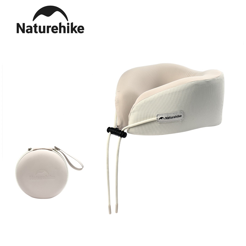 Naturehike U Shaped Neck Pillow Memory Foam Cotton For Travel Nap Airplane Sleeping Soft