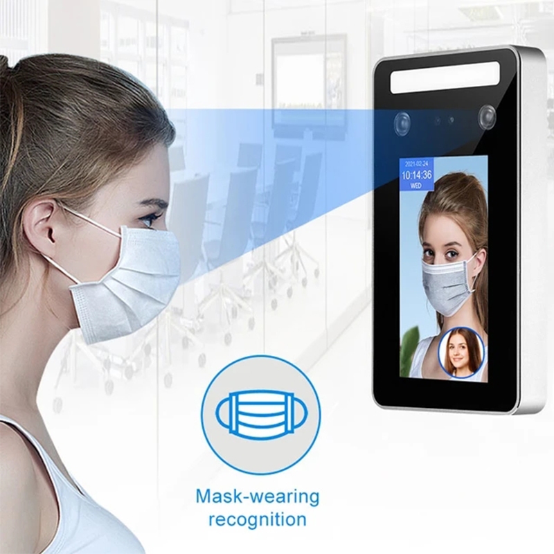 Waterproof Tcp Ip Usb Biometric Face Facial Recognition Door Access Control System Time