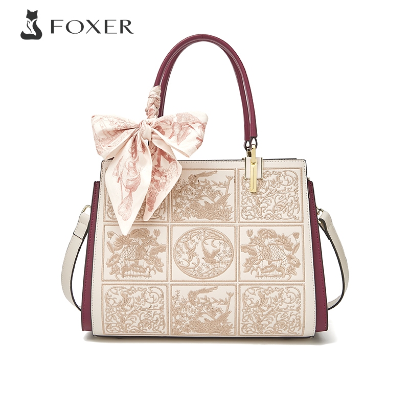 FOXER Women's Handbag Graffiti Print Shoulder Bag | Shopee Singapore