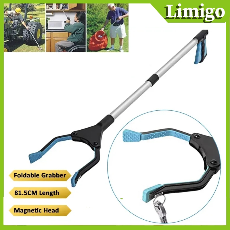 Foldable Metal Sanitation Gripper Practical Extra Long Arm Extension ...
