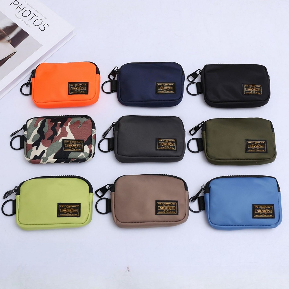 Fashionable All-Match Small Pouch Tooling Style Coin Purse Men Women ...