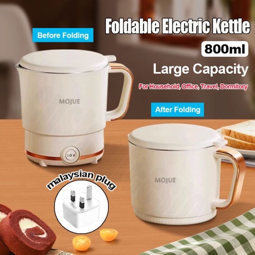 Foldable Electric Kettle Portable Mini Household Travel Kettle 0.8L ...
