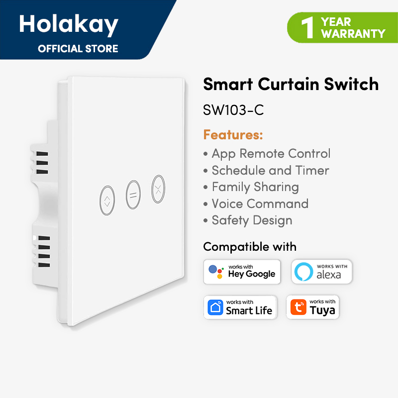 Holakay Roller Shutter Switch, Smart Roller Shutter Switch, Smart Blind ...