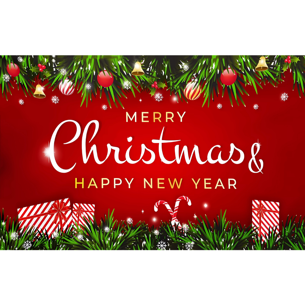 Merry Christmas Photography Background Scene Setters Backdrops ...