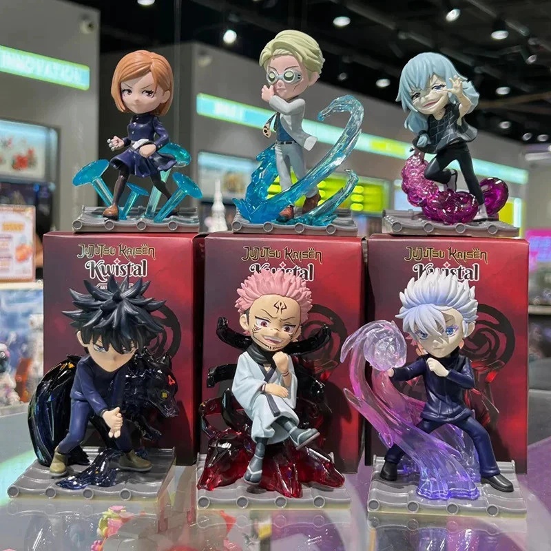 Great Jujutsu Kaisen Blind Box Anime Doll Gojo Satoru Action Figures ...