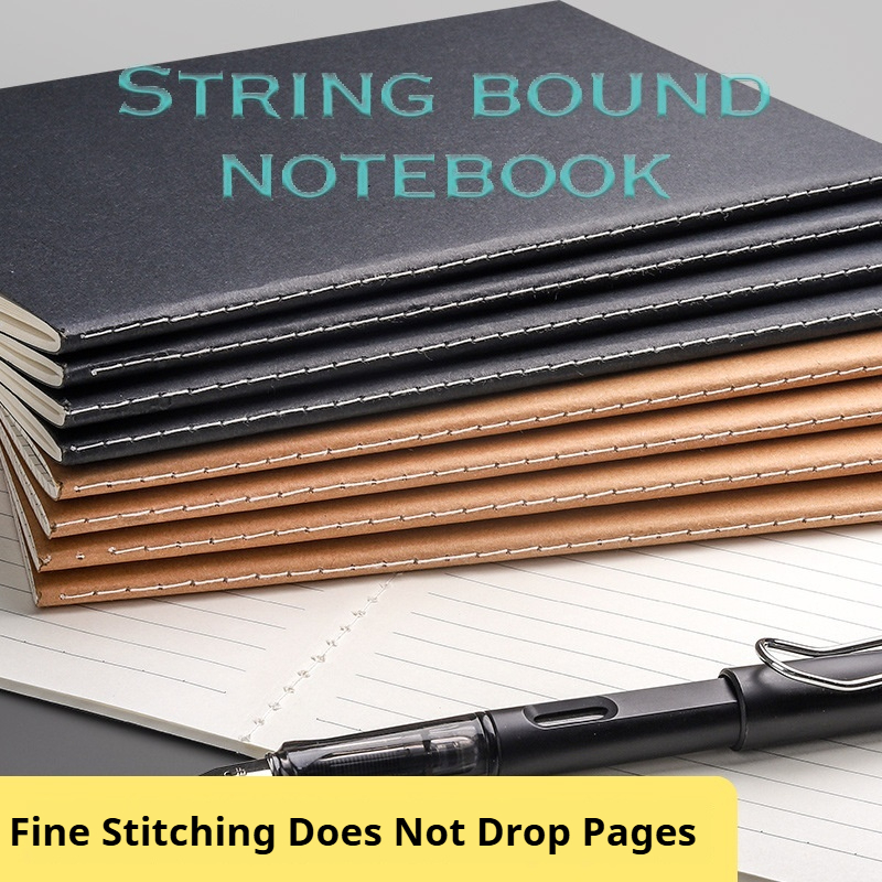 Notebook Exercise Book A5/B5/A4 Lined/Grid/Blank 80-GSM String-Bound ...