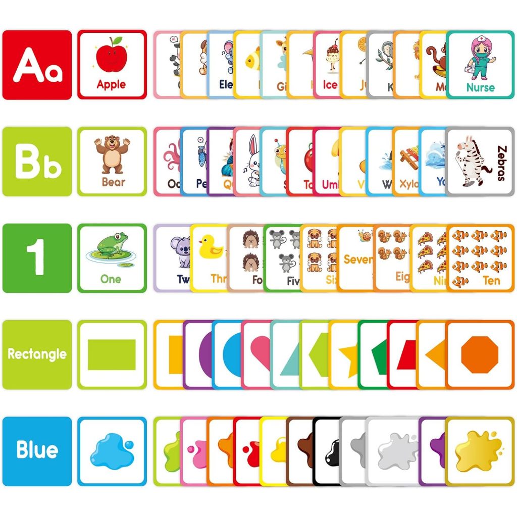 Alphabet Flash Cards Learn Letter Flash Cards, Toddler Flash Cards, 60 ...