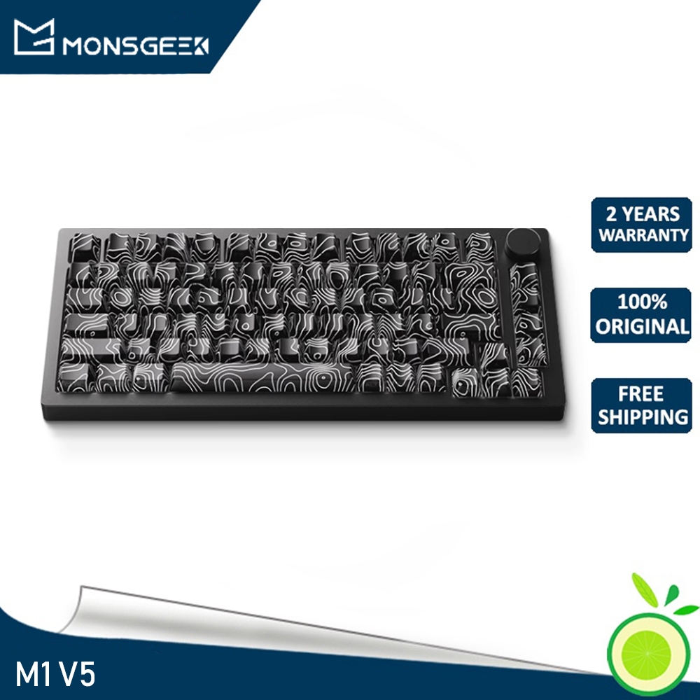 MONSGEEK M1 V5 Three mode aluminum alloy quick detachable mechanical ...