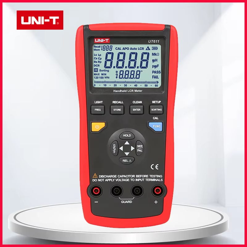 UNI-T UT611 UT612 LCR Digital Bridge Capacitance Meter Multimeter ...