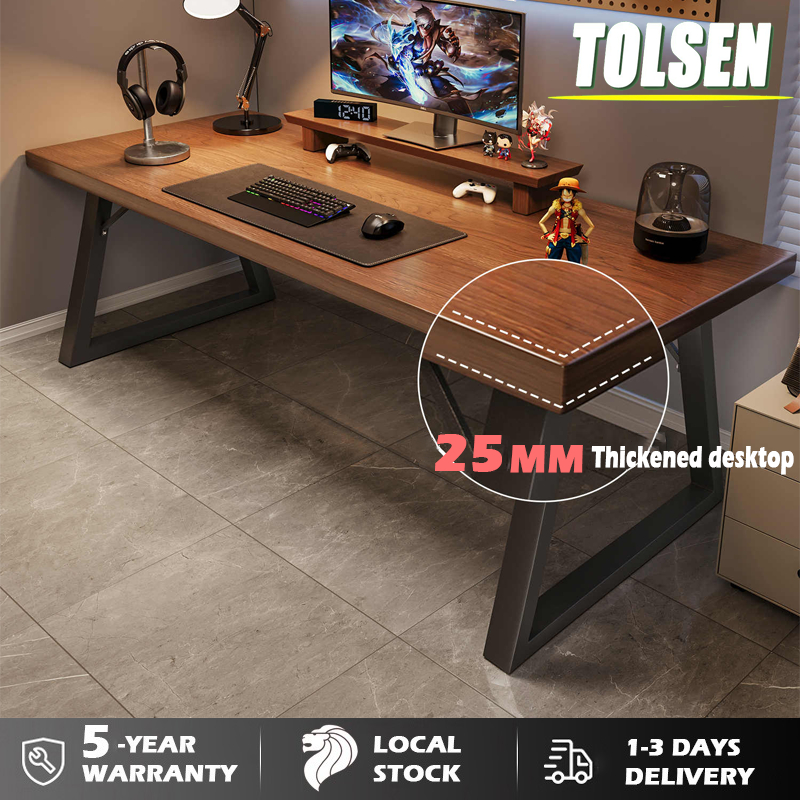 Ergonomic Computer Desk/Computer Desk/Easy to Assembly/Simple Work Desk ...