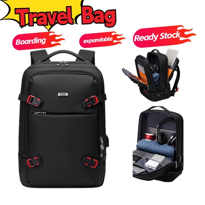 40L travel backpack men waterproof luggage backpack ready stock ...