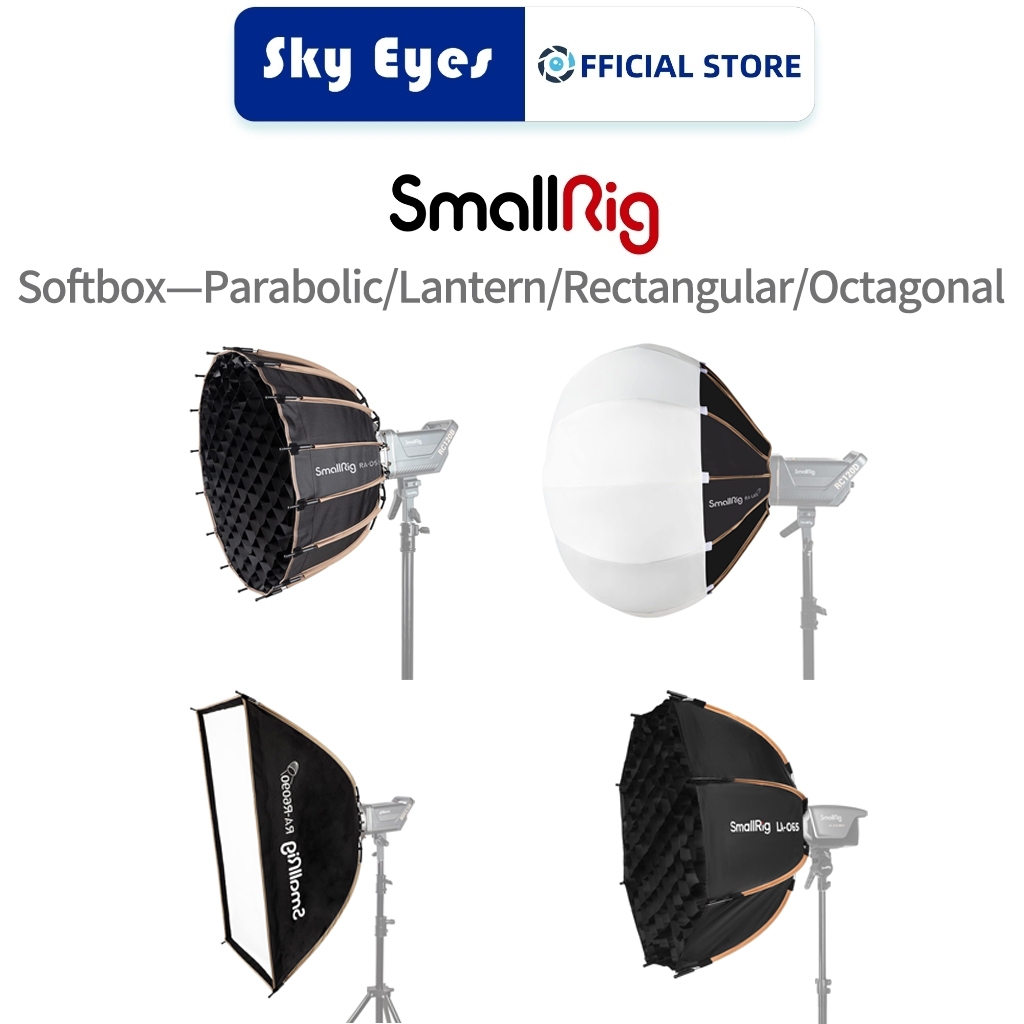 SmallRig Softbox—Parabolic/Lantern/Rectangular/Octagonal for Studio ...