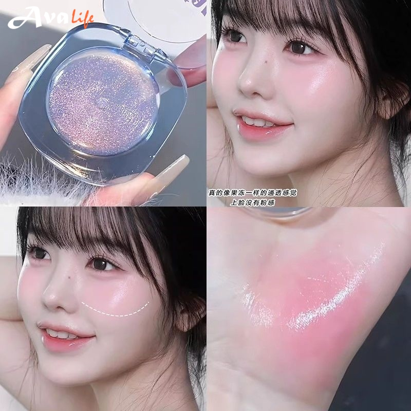 Transparent Crystal Blush that Transforms into Pink Based on ...