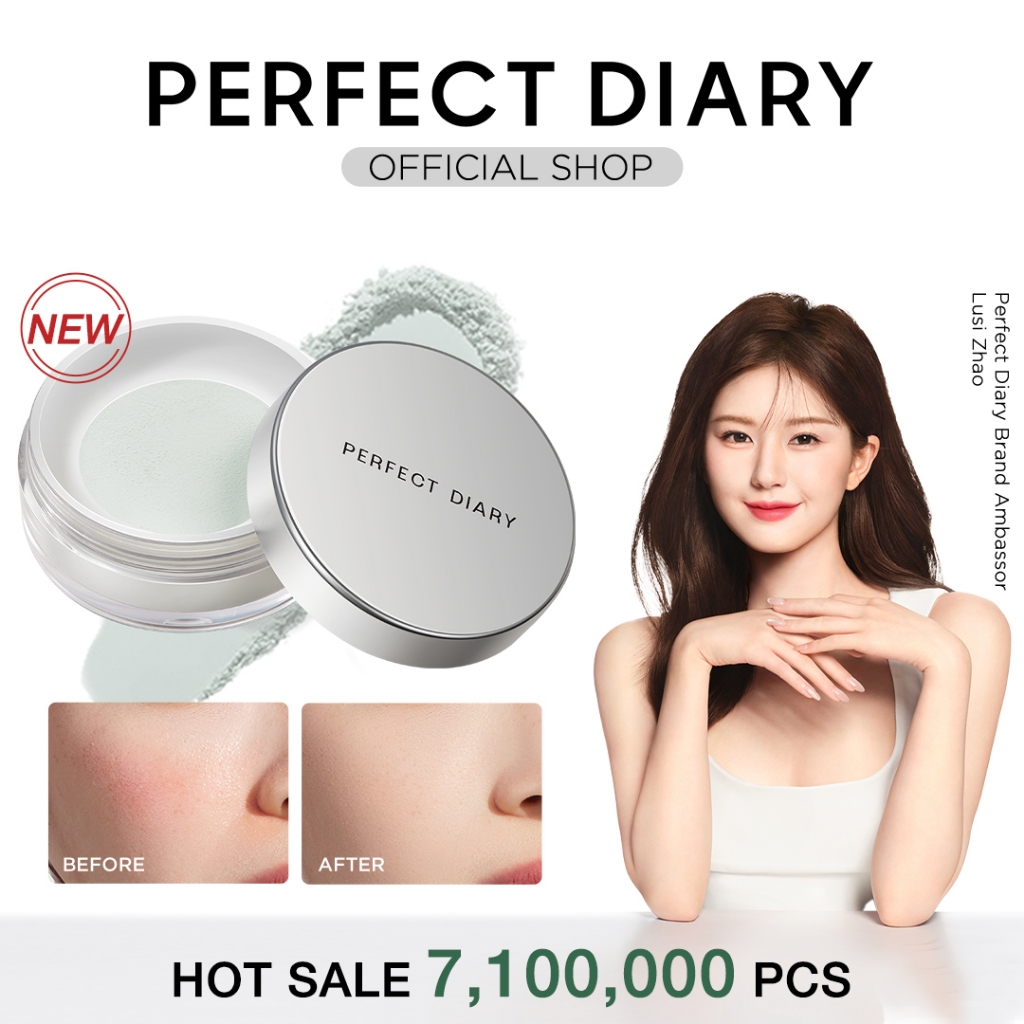 Perfect Diary Weightless Soft Velvet Blurring Loose Powder 12H Oil ...