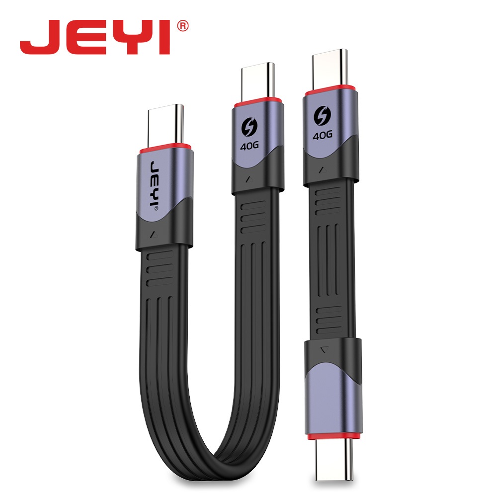 JEYI USB 4.0 FPC Cable, 40Gbps Data Transfer, 240W PD 8K HD Display USB ...