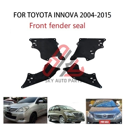 Front fender seal For Toyota INNOVA 2004 2005 2006 2007 2008 2009 2010 ...