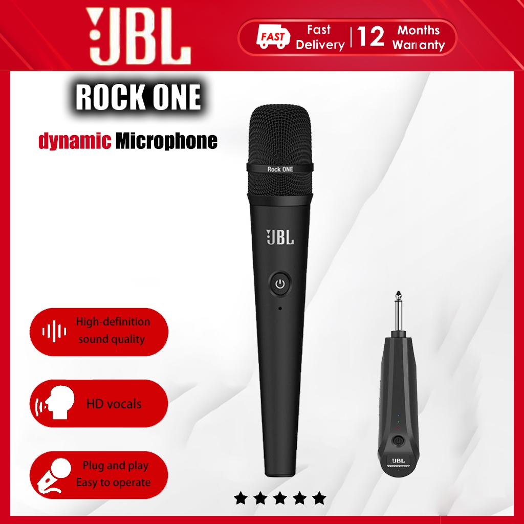 JBL Rock ONE Portable Wireless Microphone Outdoor K Song Handheld mic,dynamic microphone ...