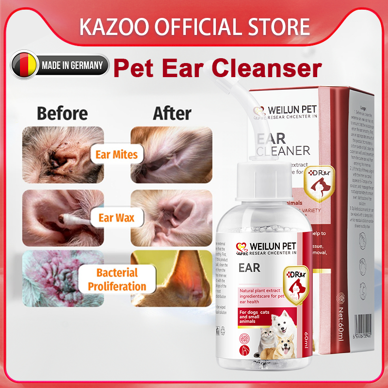Pet Ear Cleaner - Ear cleaning solution For dogs and cats - Ear Drops ...